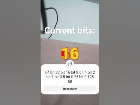 64 bit 32 bit 16 bit 8 bit 4 bit 2 bit 1 bit 0.5 bit 0.25 bit 0.125 bit - YouTube