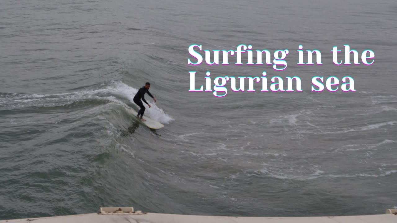 Surfing in the Ligurian sea | Winter in Italy | Lido di Camaiore - YouTube