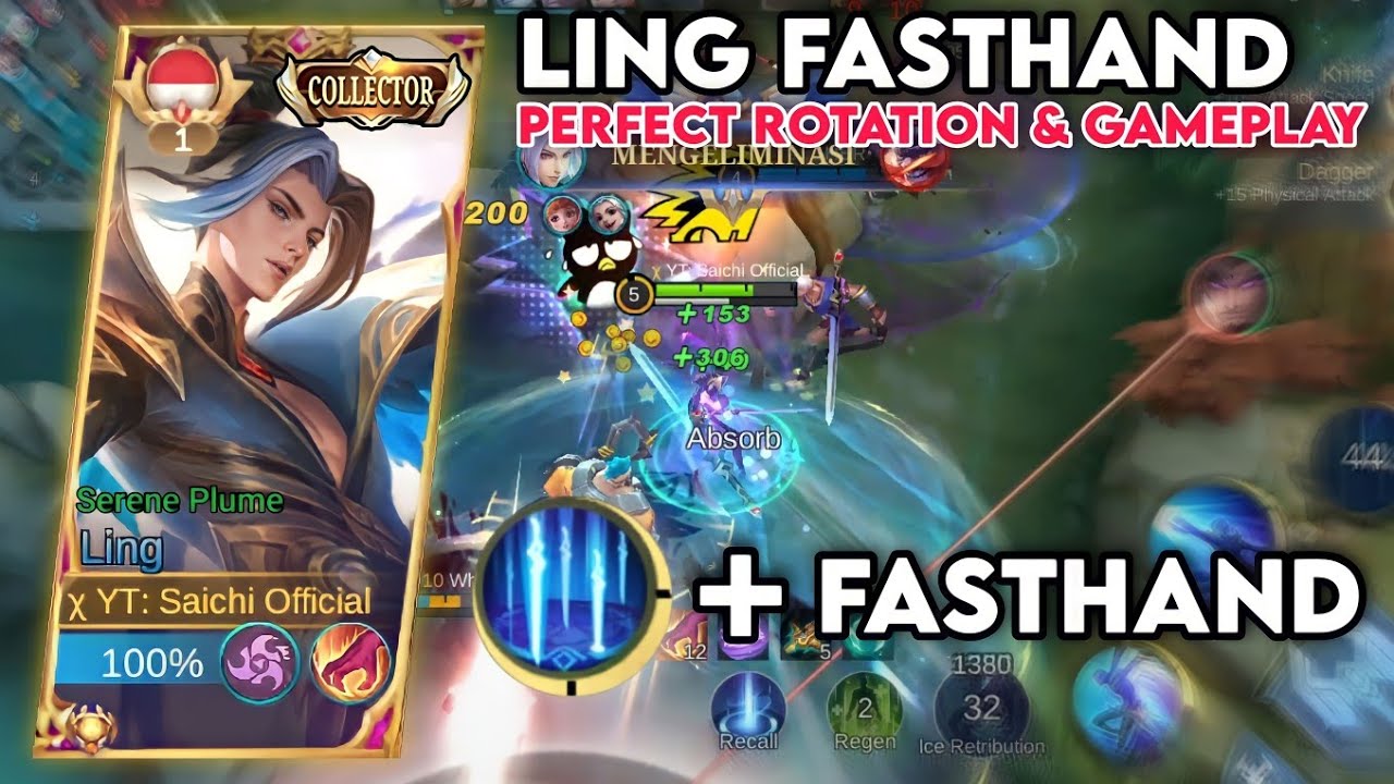 LING FASTHAND PERFECT ROTATION & GAMEPLAY | HOW PLAY LING TO BE ...