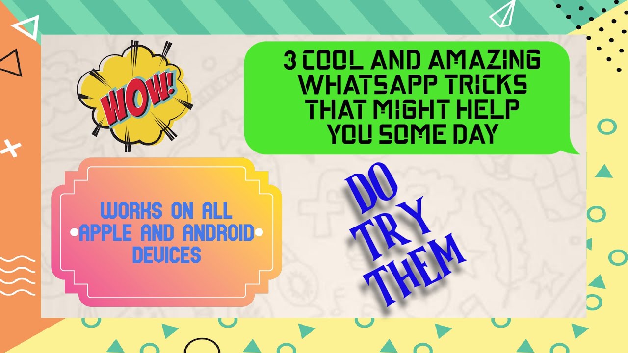 3 Cool and Amazing Whatsapp Features That You will Start using Right ...