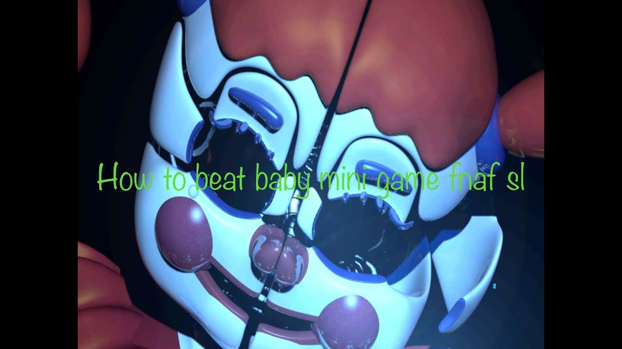 how to beat fnaf sl mini game - YouTube