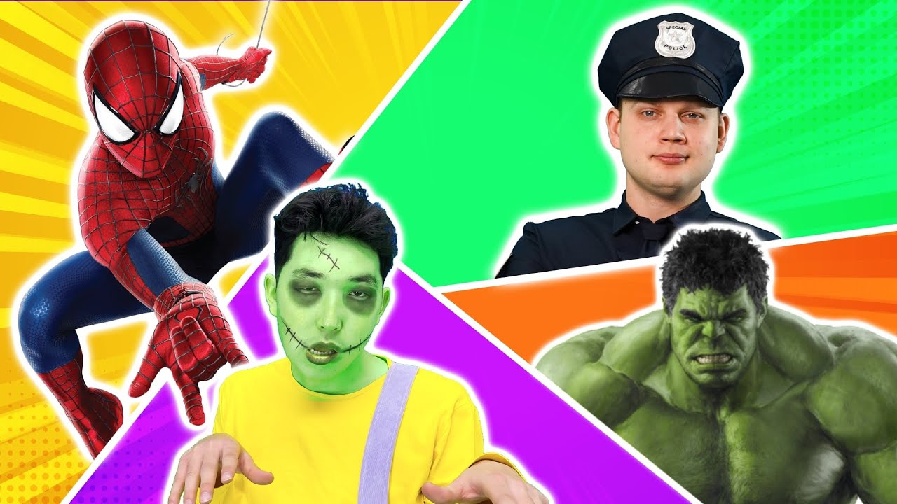 The Superheroes And Zombie Song + MORE | Action Songs for Kids ...