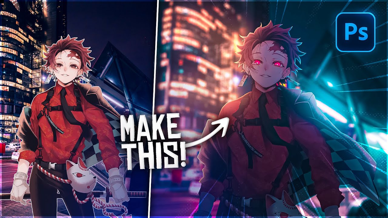 How to Make an Anime Edit in Photoshop! [FULL TUTORIAL] - YouTube