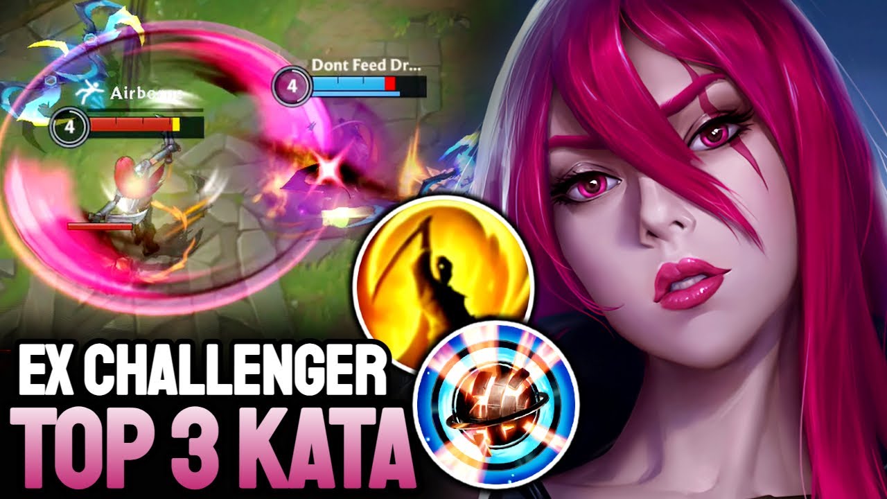 WILD RIFT KATARINA - TOP 3 KATARINA GAMEPLAY - EX CHALLENGER RANKED ...
