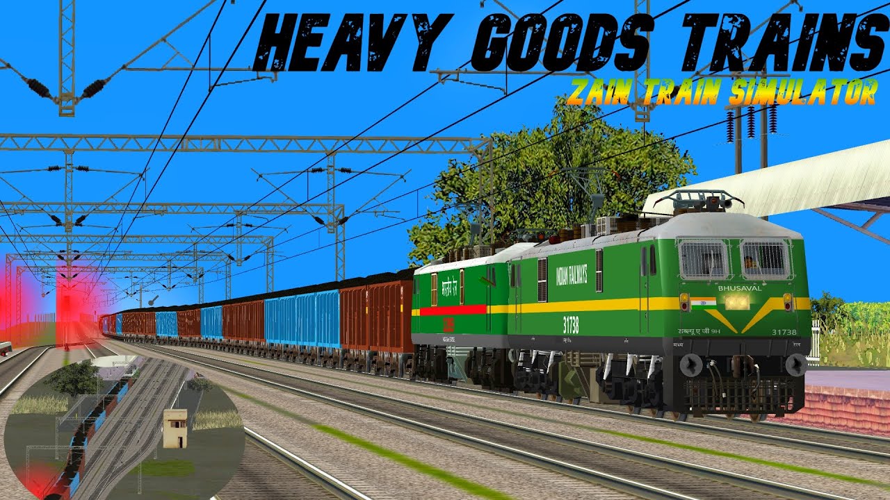 INDIAN FREIGHT TRAINS | MSTS | INDIAN TRAIN SIMULATOR | INDIAN RAILWAYS ...