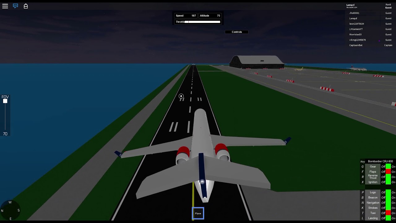 [ROBLOX] Flying a plane - YouTube