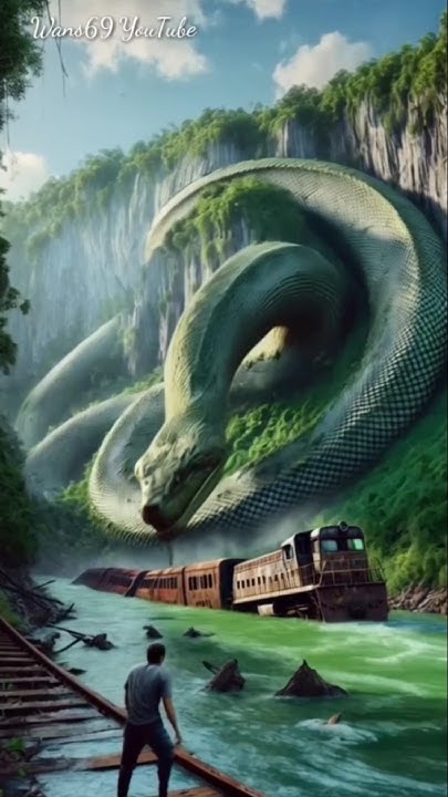 Nature Exploration | Revealed! Giant Cliff-Dwelling Snake #shorts # ...