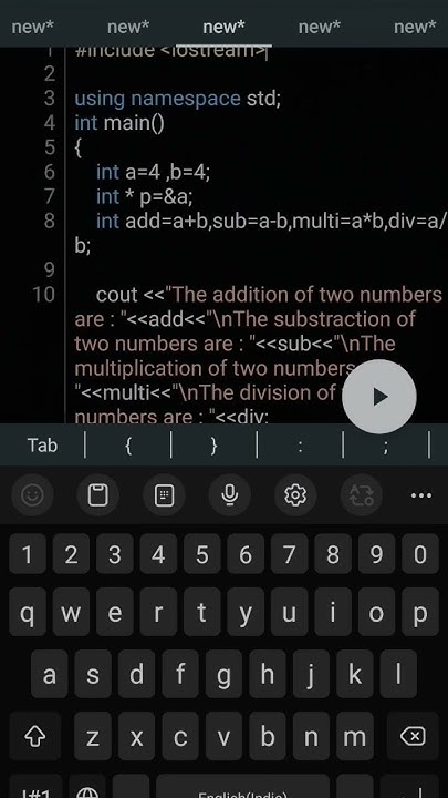 program in c++ of arithmetic operators only in one cout statement - YouTube
