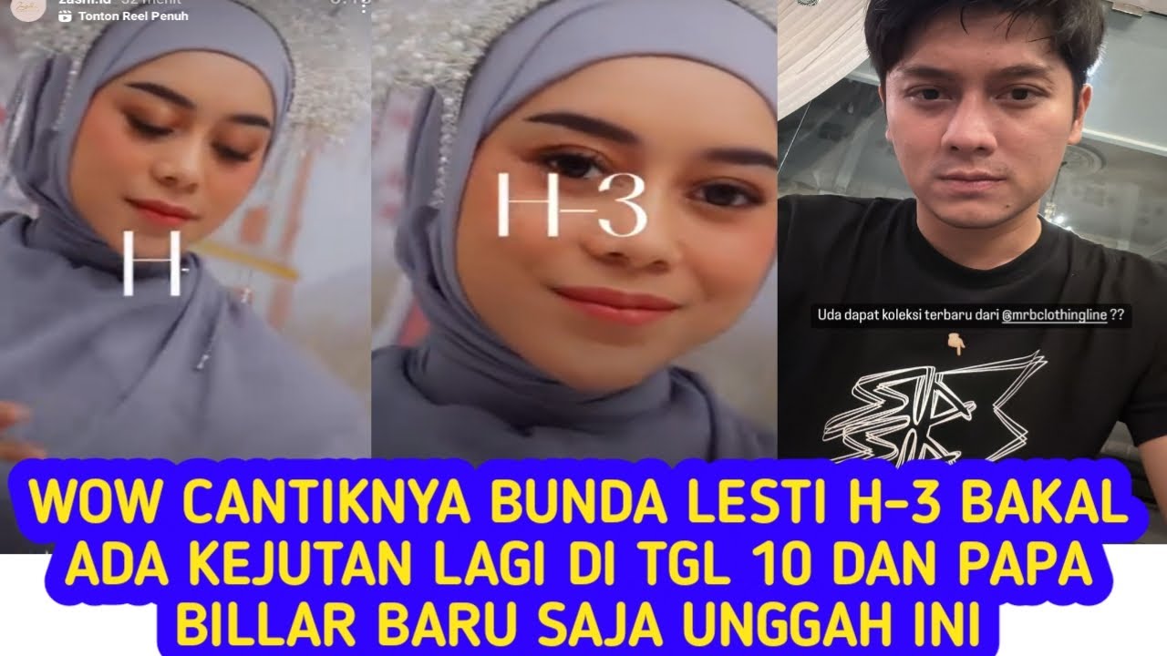 H-3 MASYA ALLAH CANTIKNYA BUNDA LESTI ADA KEJUTAN LAGI DI TGL 10 ...