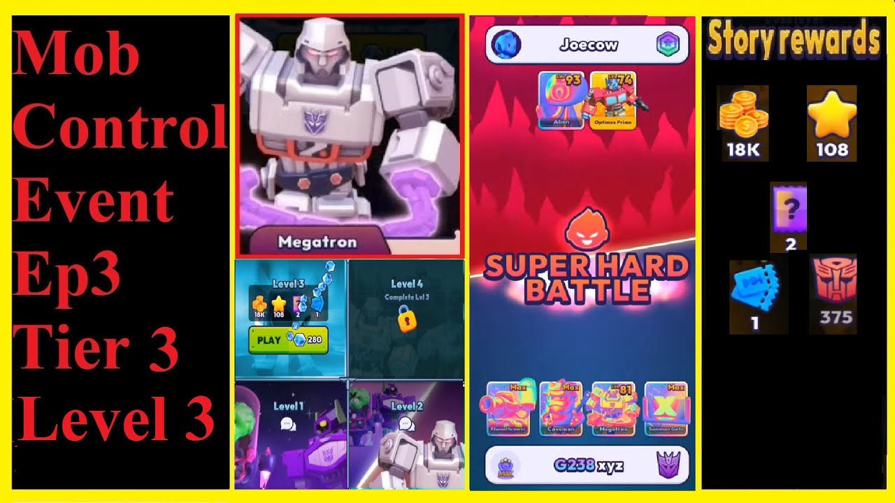 Mob Control Transformers Season Echoes from Cybertron Ep3 The Rise of ...