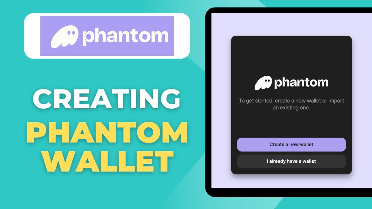 How To Create A Phantom Wallet Account - YouTube