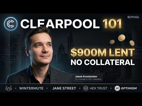 $900M, Zero Collateral — Clearpool #Clearpool #CPOOL