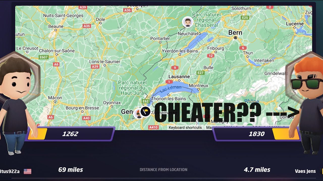 Encountering my first CHEATER in Online Geoguessr Duels! - YouTube