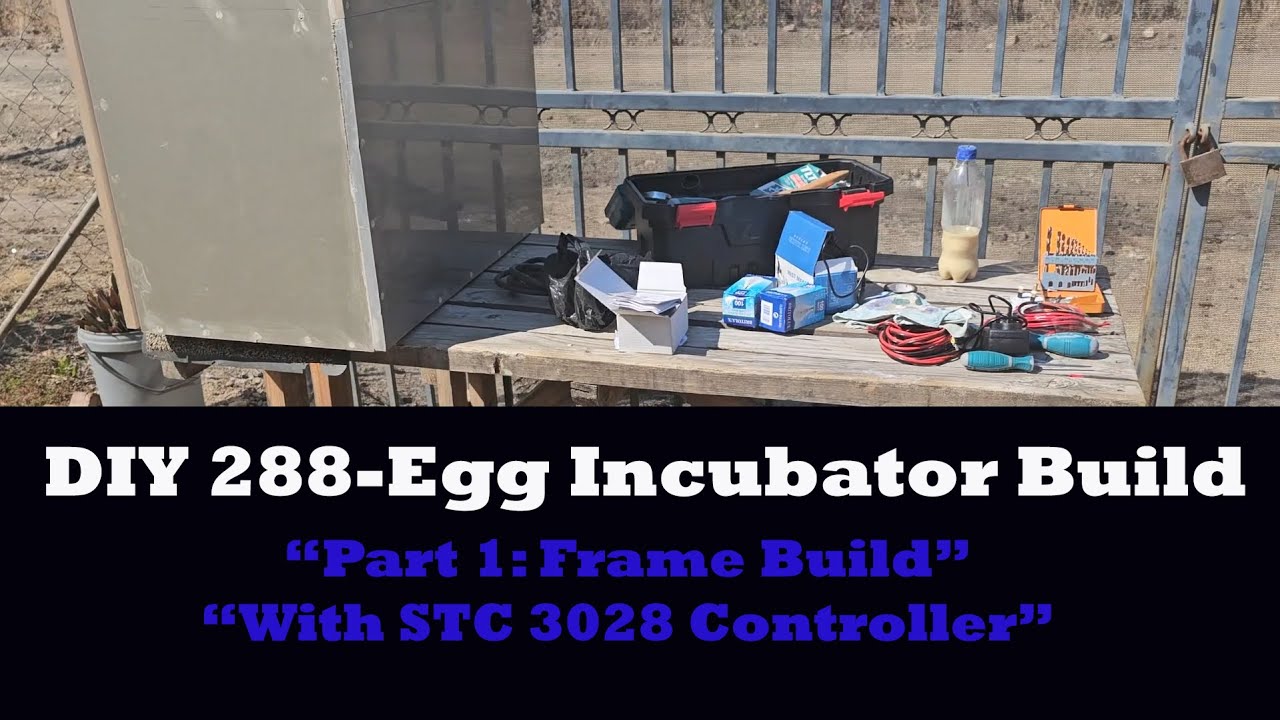 DIY Incubator Project 288 Eggs! Frame Build & STC 3028 Controller Part ...