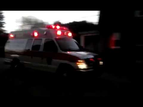 Mutual Aid Ambulance Responding Code 3 - YouTube