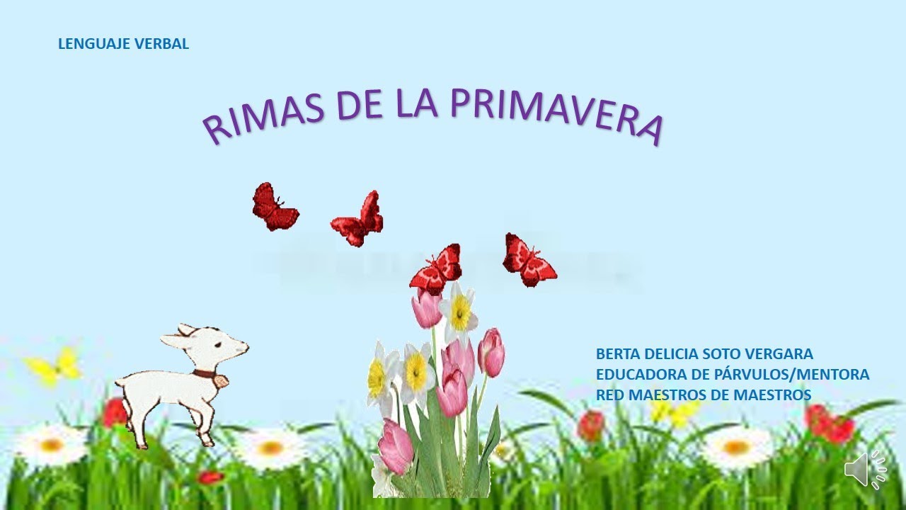 CONCIENCIA FONOLÓGICA: RIMAS CON LA PRIMAVERA - YouTube