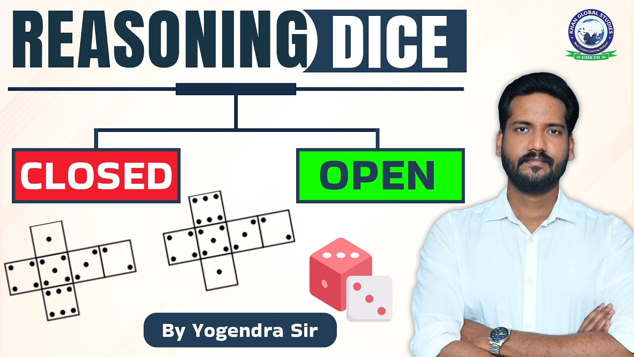 Reasoning Dice || Close & Open Dice || By Yogendra Sir #kgs #ssc # ...