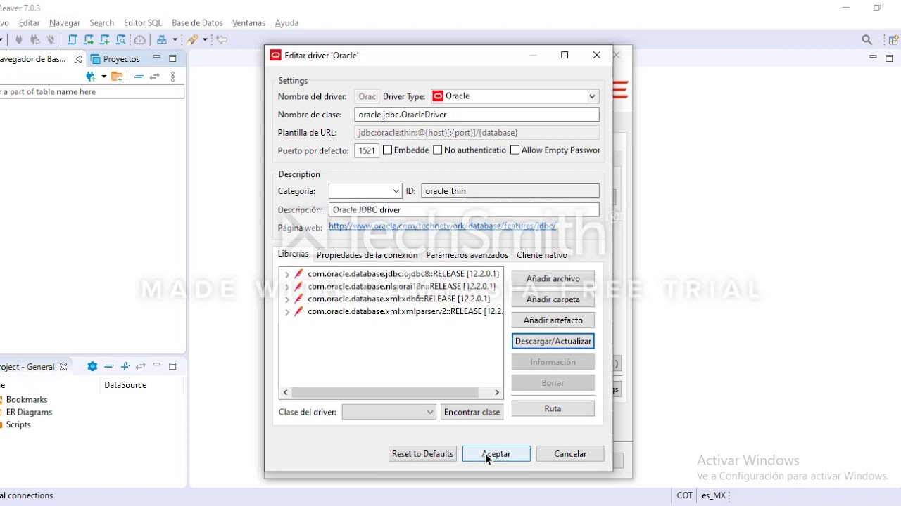 Conexión de DBeaver a Oracle - YouTube