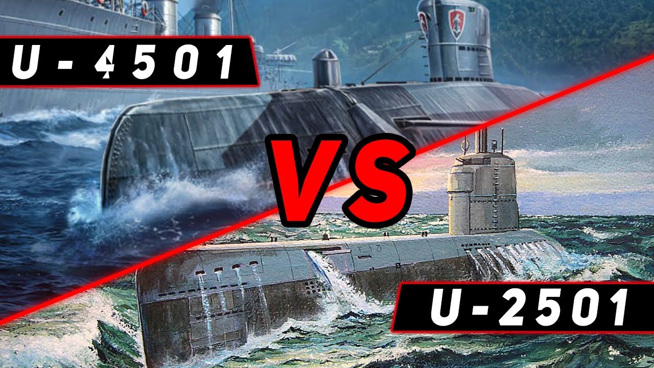 ПОДЛОДКА U-4501 VS U-2501! ЧТО ОКАЖЕТСЯ СИЛЬНЕЕ? МИР КОРАБЛЕЙ/WORLD OF ...