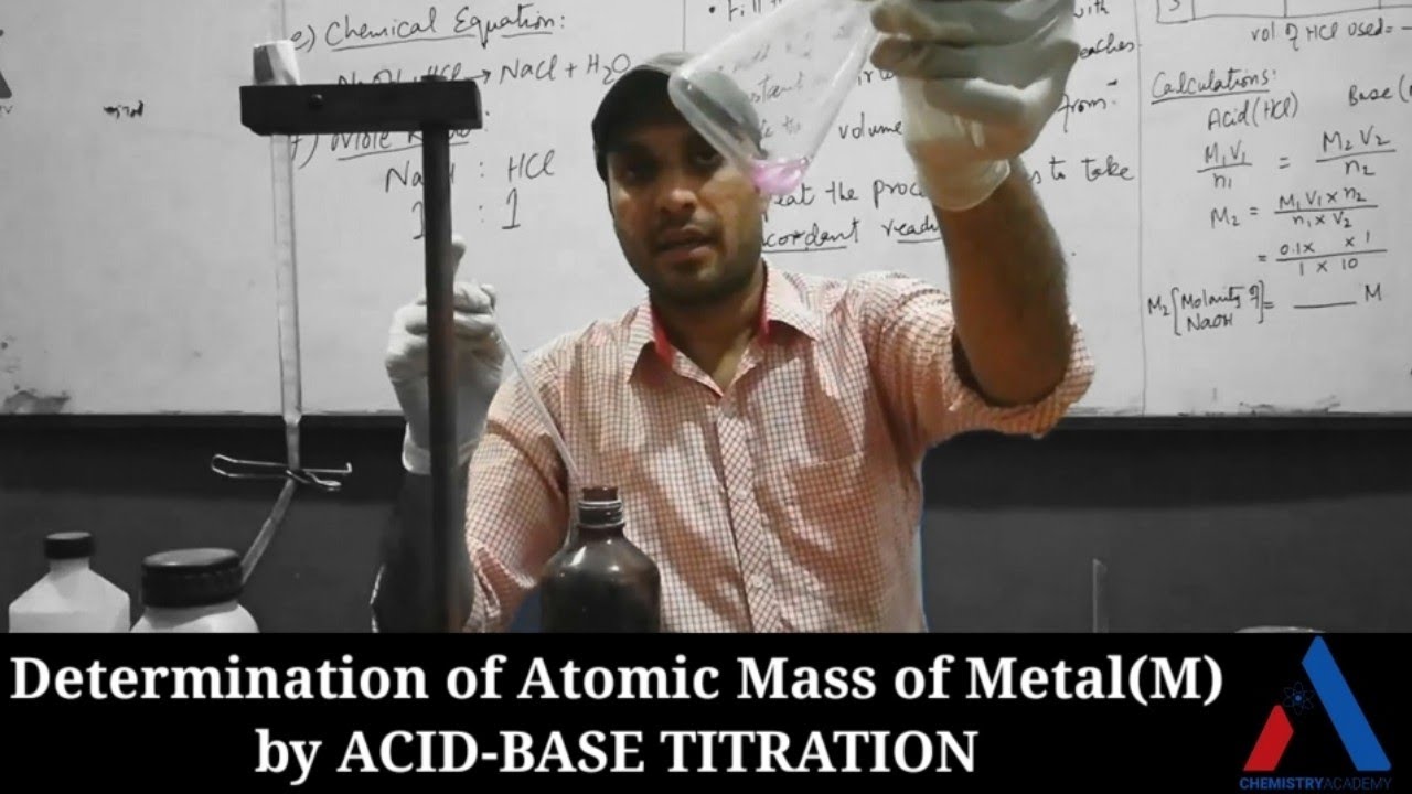 Determination of Atomic Mass of Metal by Titration|Volumetric Analysis ...