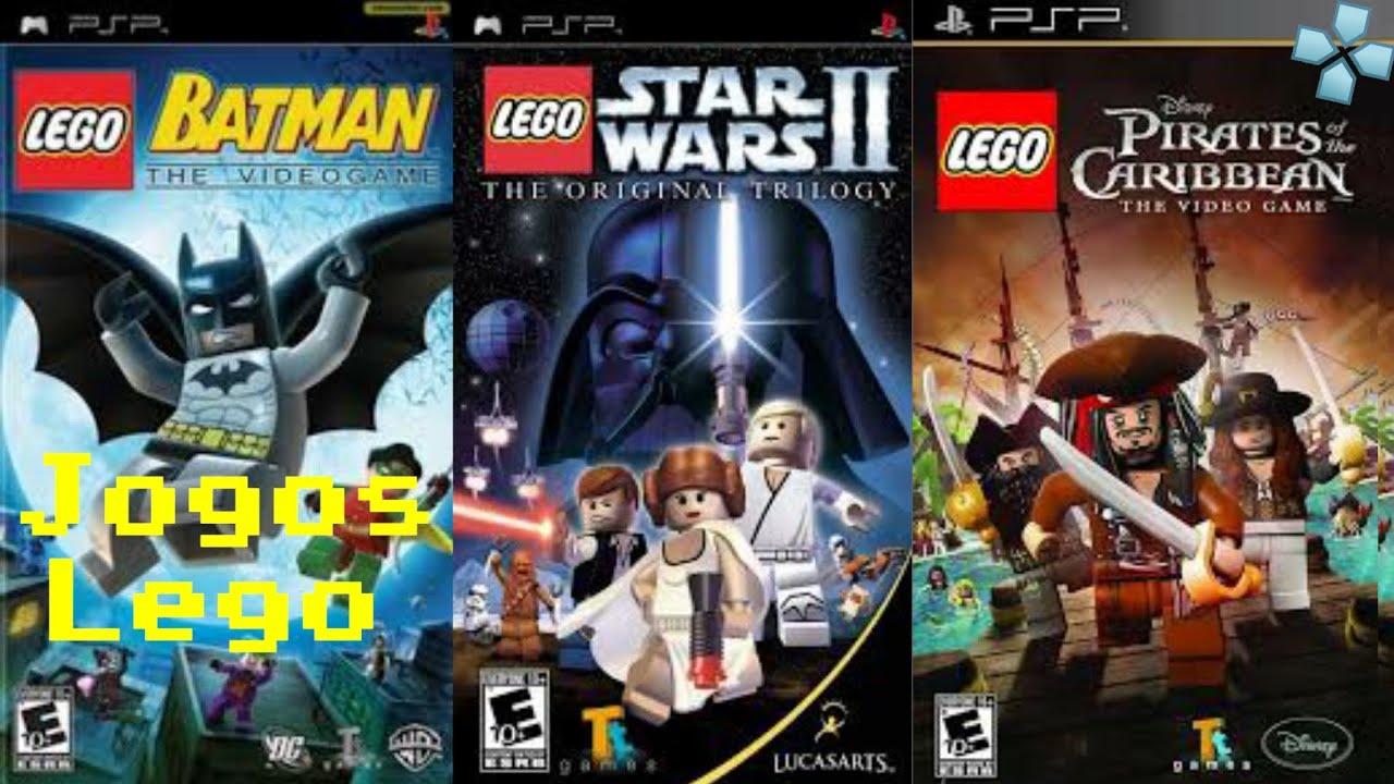 Todos Os Jogos Legos Lançados Para PSP - YouTube