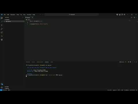 Open streamlit in specific port | Streamlit in new port | streamlit ...