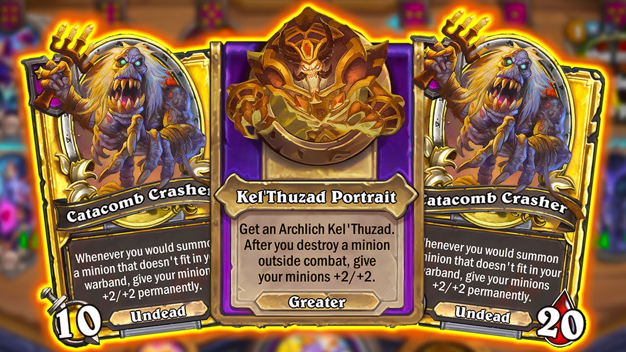 New Insane TRINKET! Endless Catacomb Crashers?! | Hearthstone ...