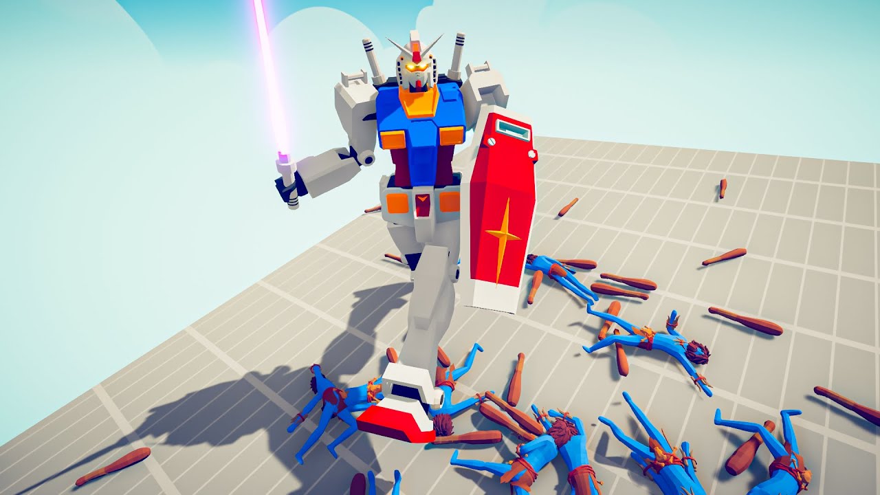 GUNDAM Crushes Armies!- Totally Accurate Battle Simulator TABS - YouTube