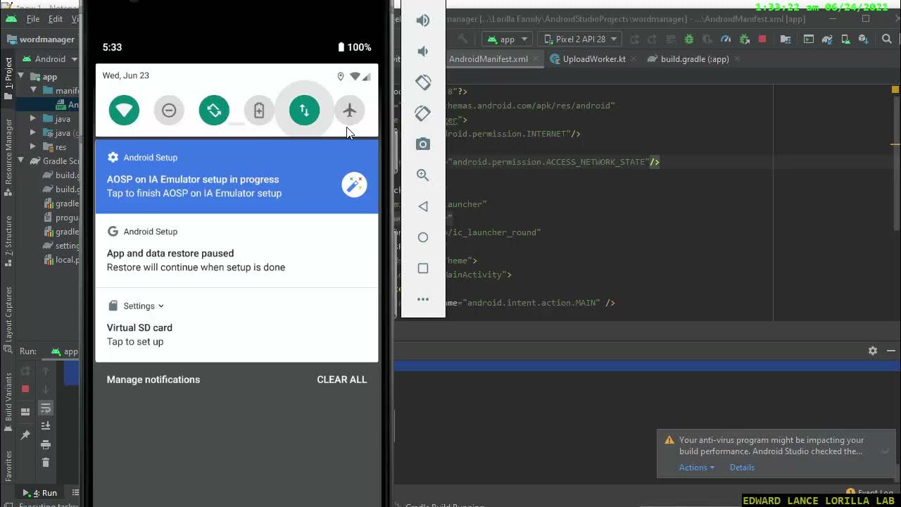 【ANDROID STUDIO】 Set Contraints Work Manager - YouTube