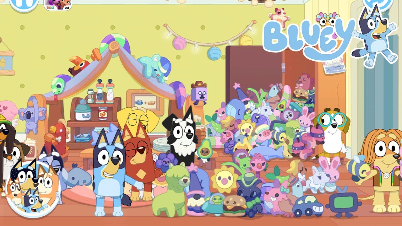 🌈🌈Let's Play Bluey The Videogame! The Playroom: In Closet Appear A ...