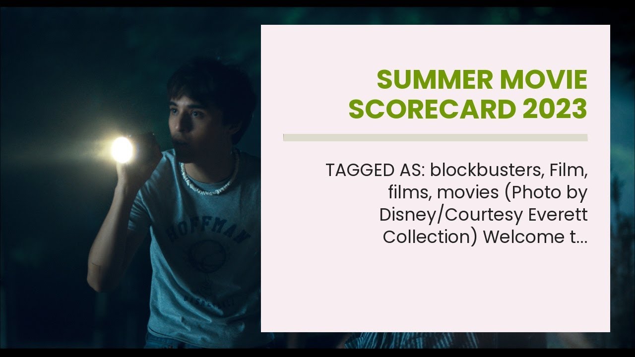 Summer Movie Scorecard 2023 - YouTube