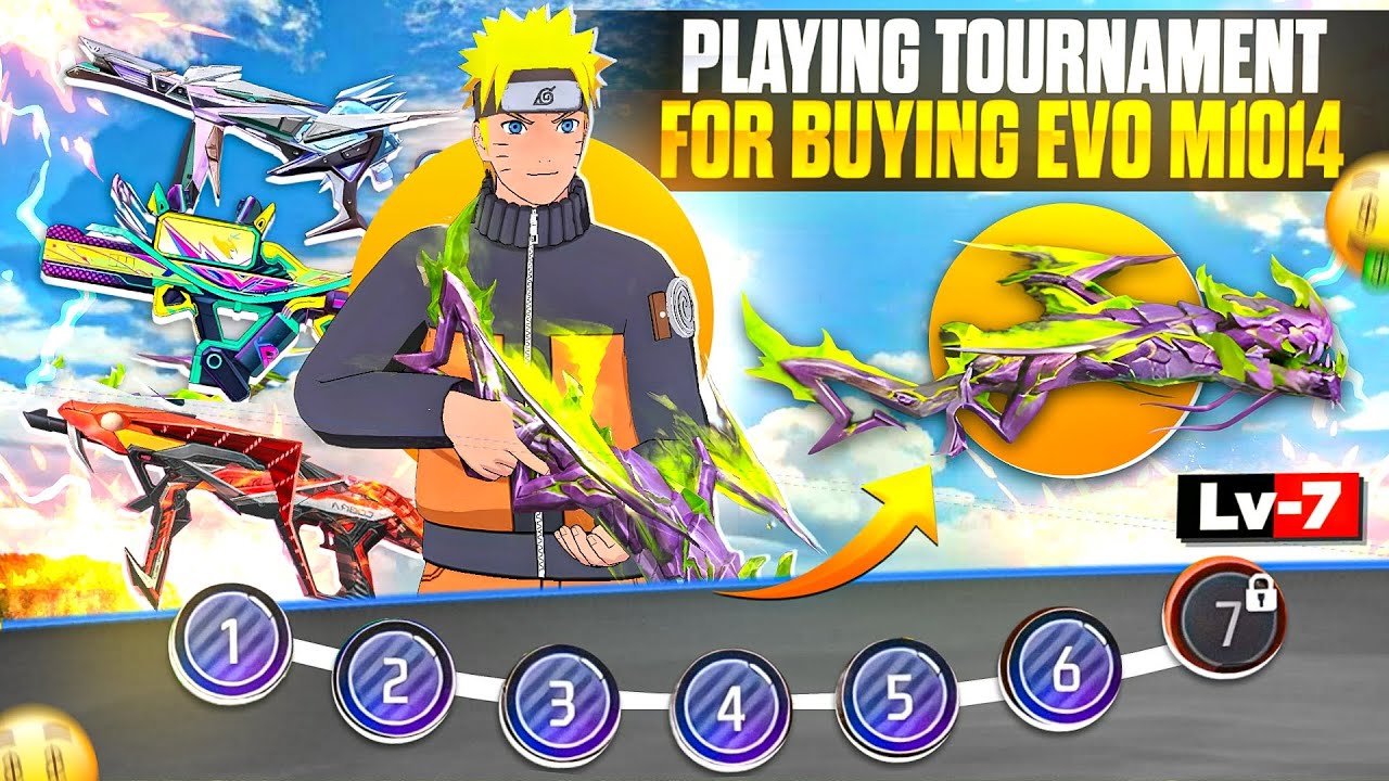 Buying All Evo Guns Skins 🔫 By Playing turnament 🎴 // Game Clash Best ...