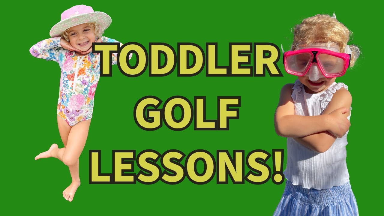 A Toddler Golf Lesson!? - YouTube
