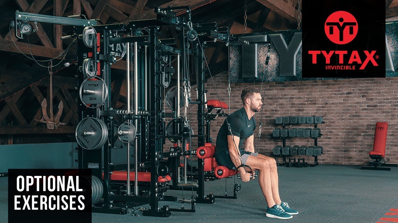 TYTAX® T1-X (Opt. PR) | Seated Cable Iron Cross - YouTube