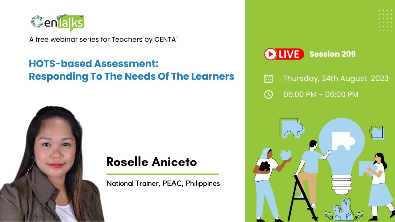 Webinar 210 - HOTS-Based Assessment: Responding to the Needs of the ...