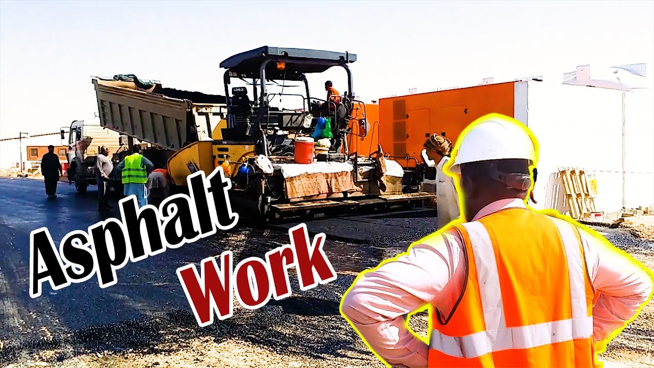 Moten Horan كيفية رش مادة Rc2 واعمال الاسفلت بالفرادة tack coat rc2 ...