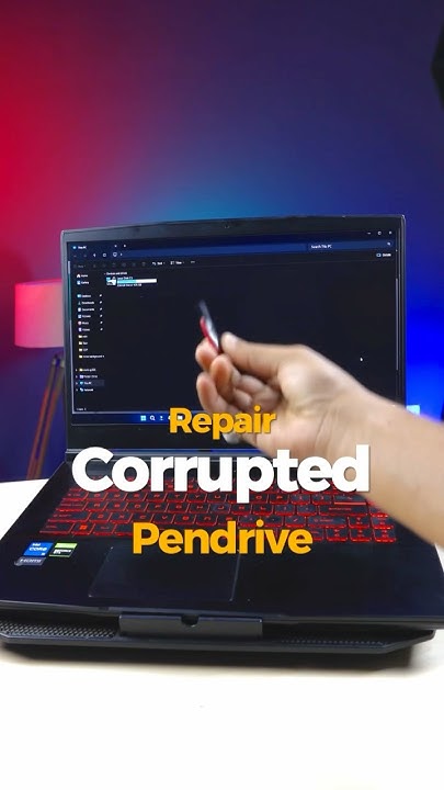 100% Fix Corrupted Pendrive 🔥 Repair Kharab Usb - YouTube