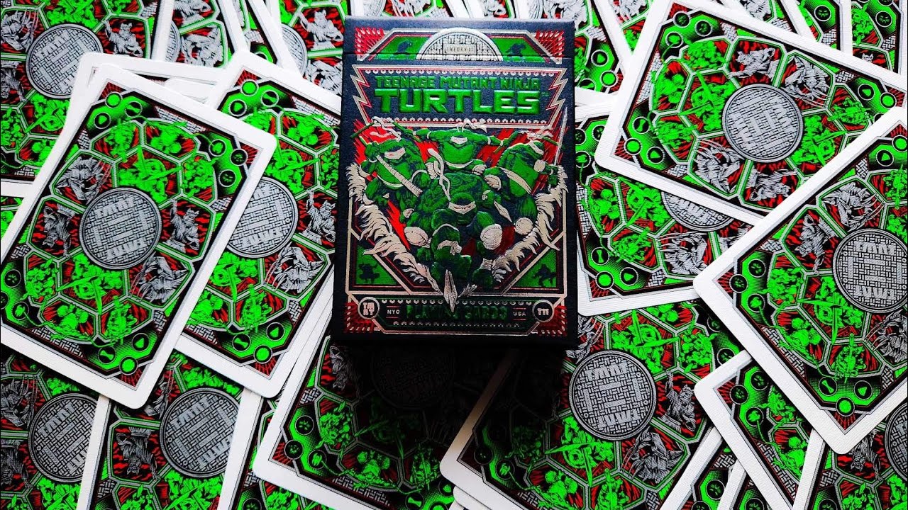 Teenage Mutant Ninja Turtles Playing Cards by Theory11 | Showcase - YouTube
