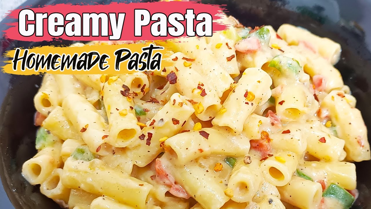 Creamy White Sauce Pasta Recipe - How to Make Delicious Pasta in 20 ...