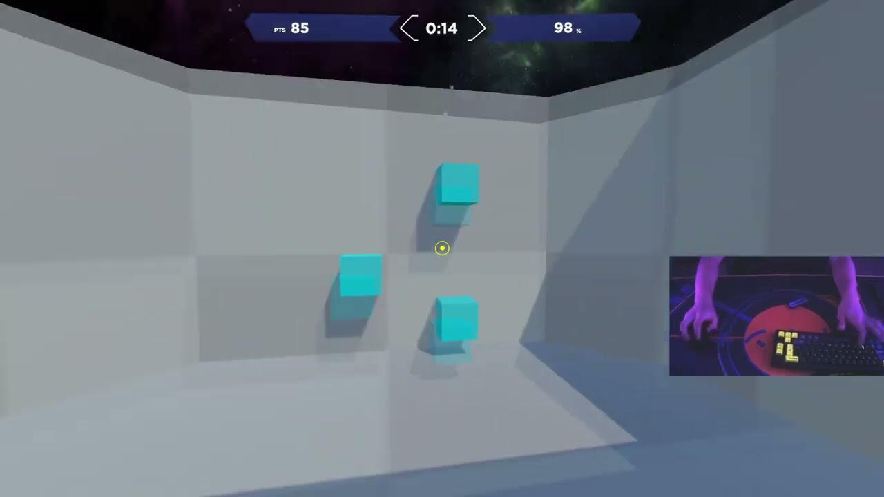 Osu player plays Tile Frenzy on Aim Lab - YouTube