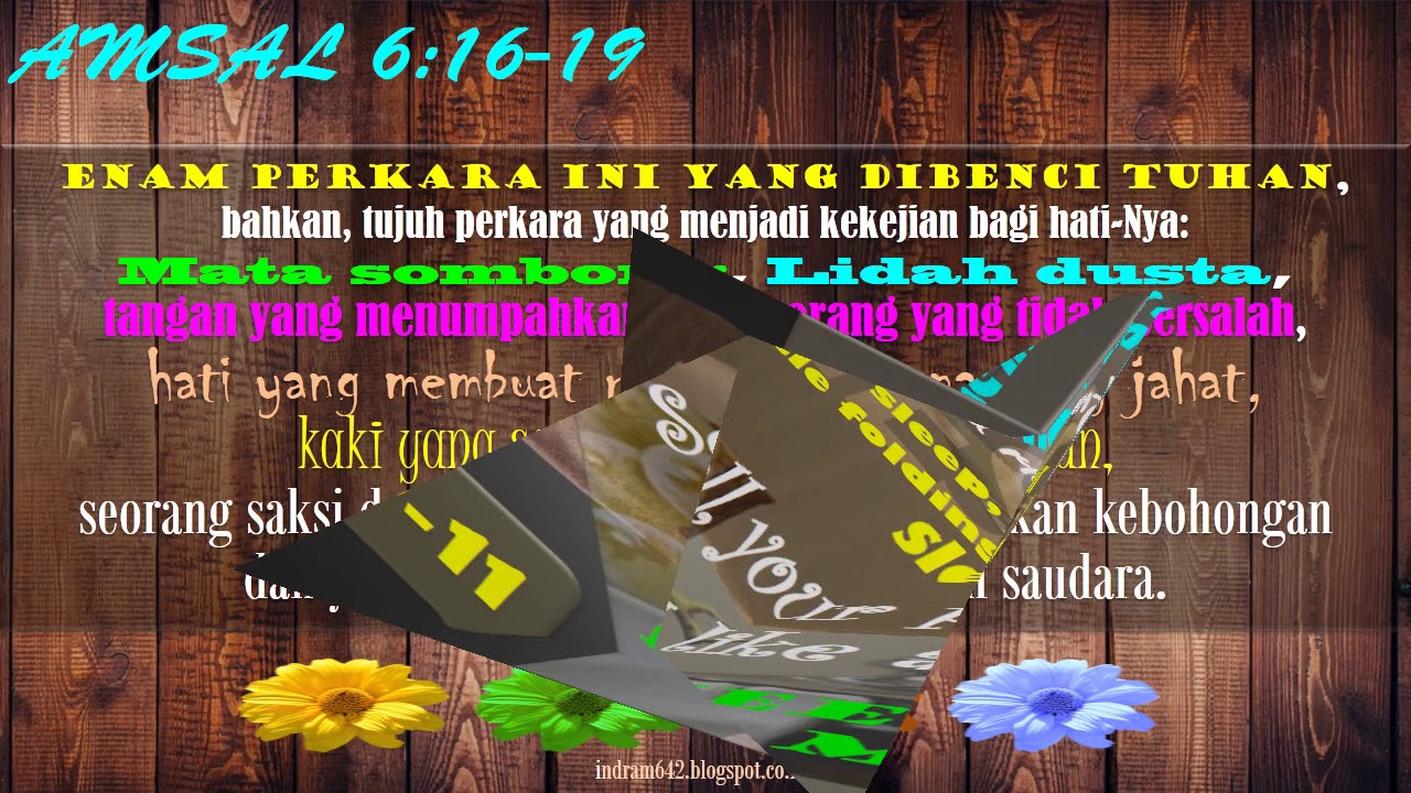 PROVERBS 6 : AMSAL 6 - YouTube