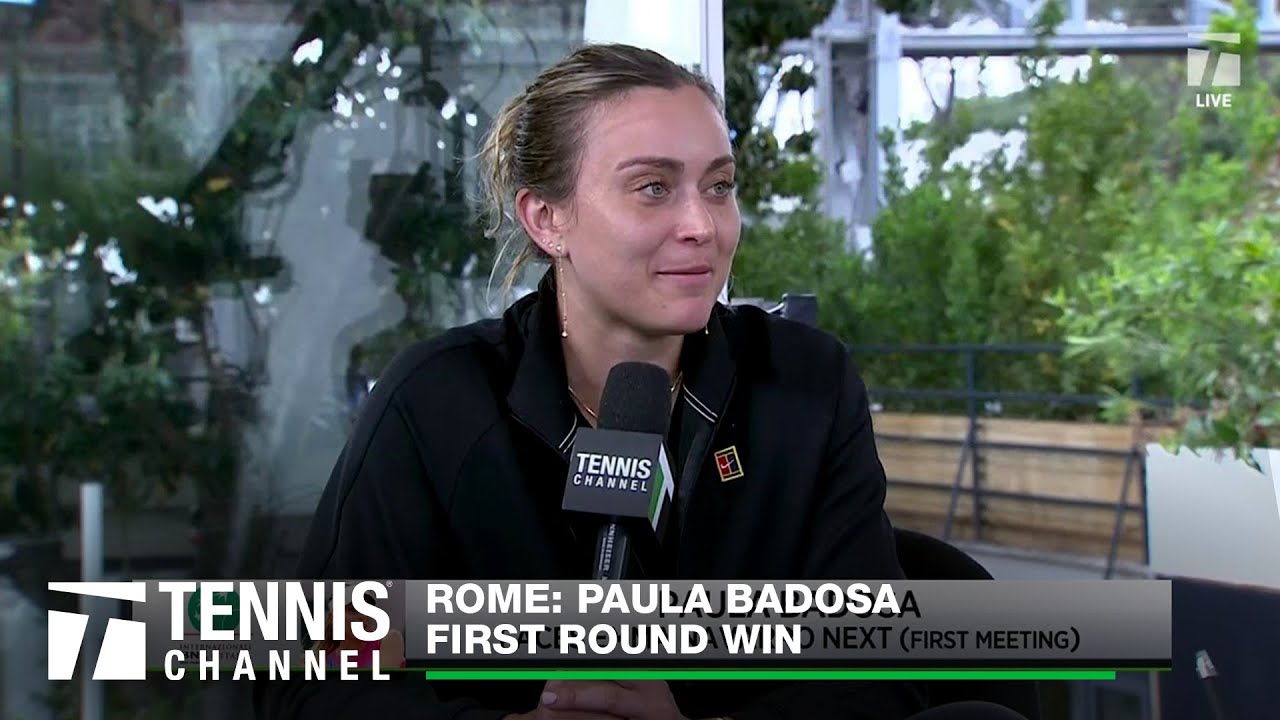 Paula Badosa Learning from Ons Jabeur | Rome First Round - YouTube