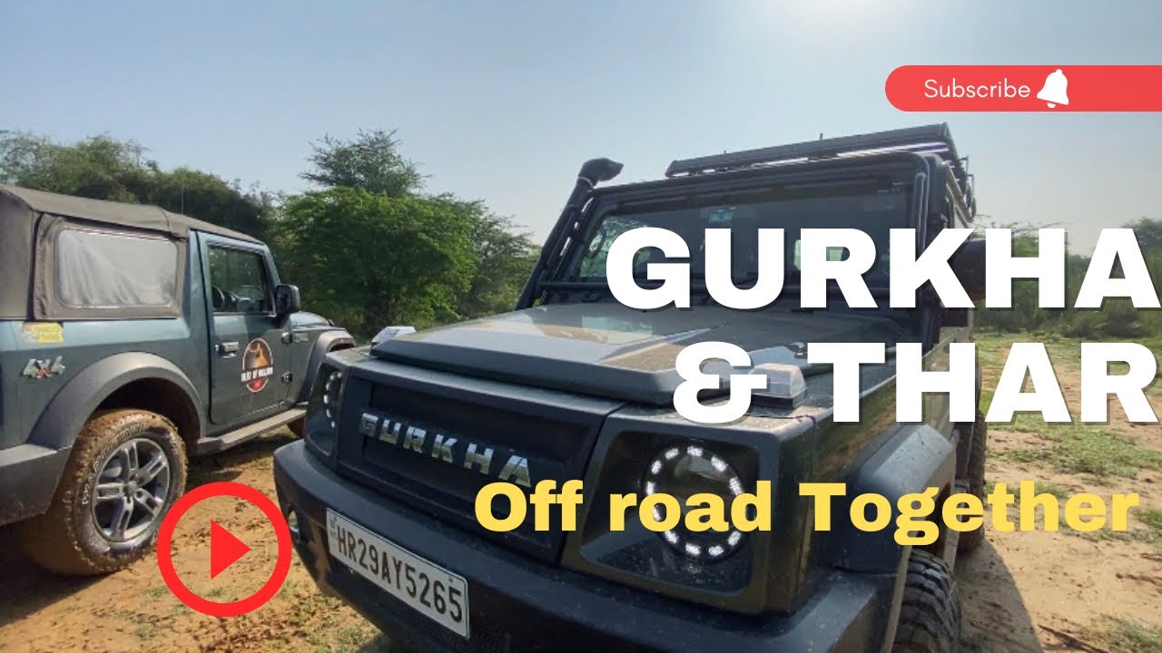 Thar vs Gurkha in Off Road Raw Video with @DCVExpeditions #offroad # ...