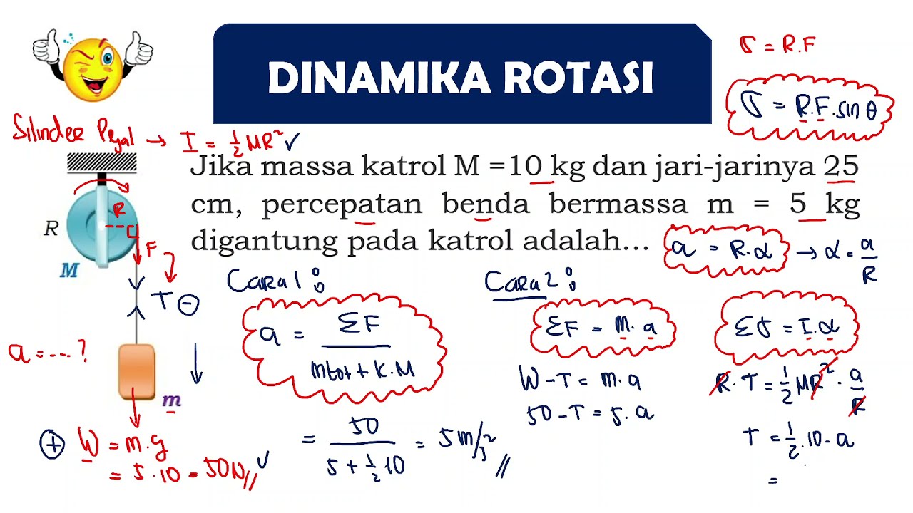 Rumus Cepat Dan Cara Konsep Percepatan Pada Sistem Katrol Dinamika ...