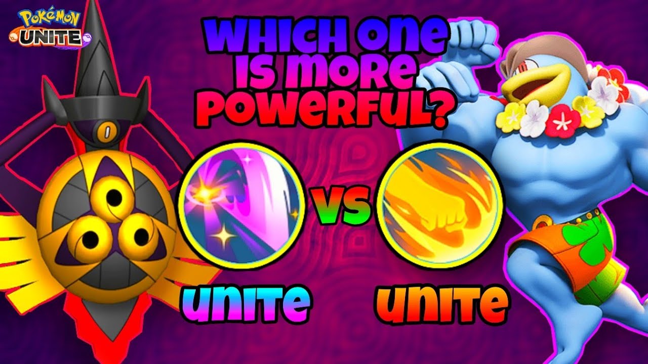 Machamp unite vs Aegislash unite which one is more powerful...? in ...