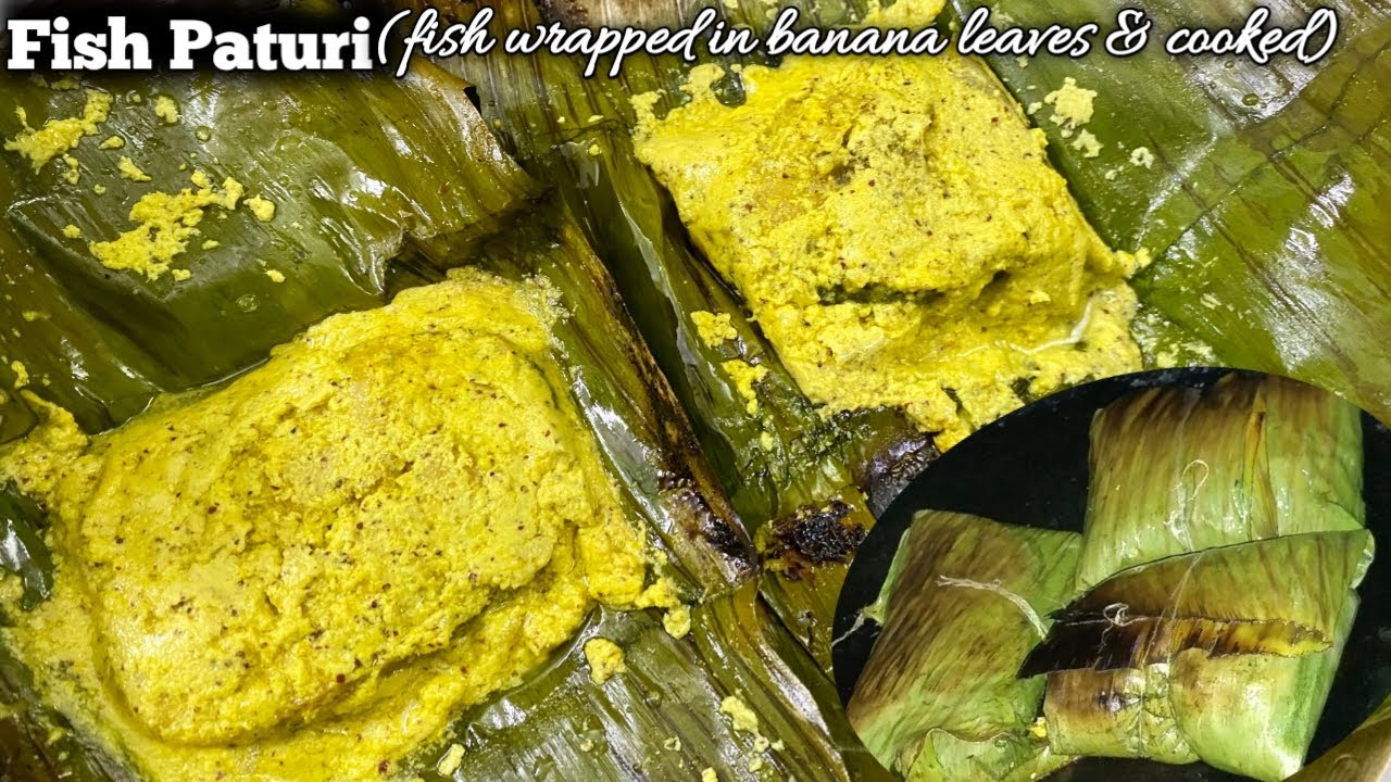 Fish Paturi | How to Prepare Fish Paturi | Bengali Macher Paturi Recipe ...