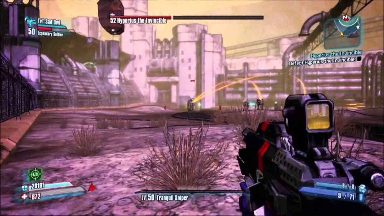 Borderlands 2 | First Time Killing Hyperius the Invincible - YouTube