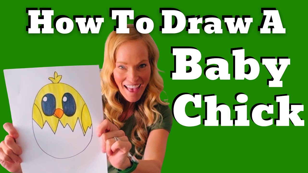 How To Draw A Hatching Chick In An Egg - YouTube