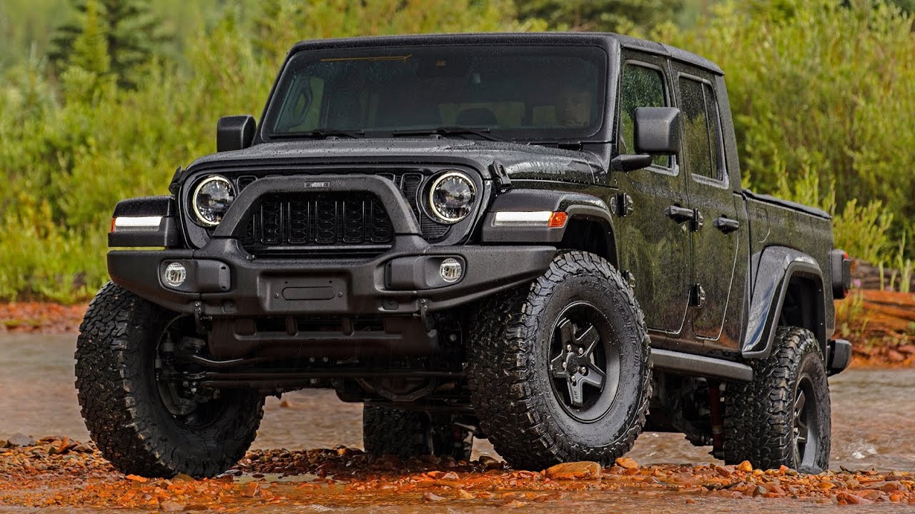 New 2024 Jeep Gladiator Willys with upfit package by AEV - YouTube
