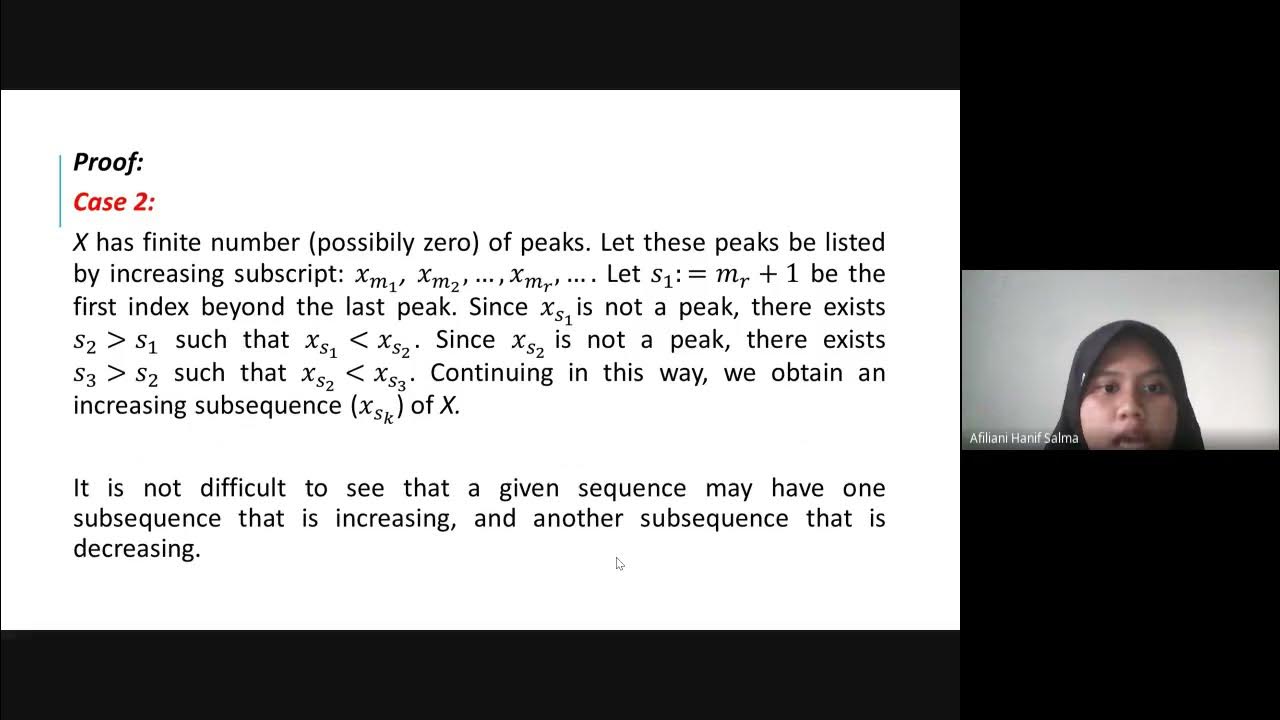 Group 9 || Introduction to Real Analysis 1 || Subsequence and Bolzano Weirstrass Theorem - YouTube